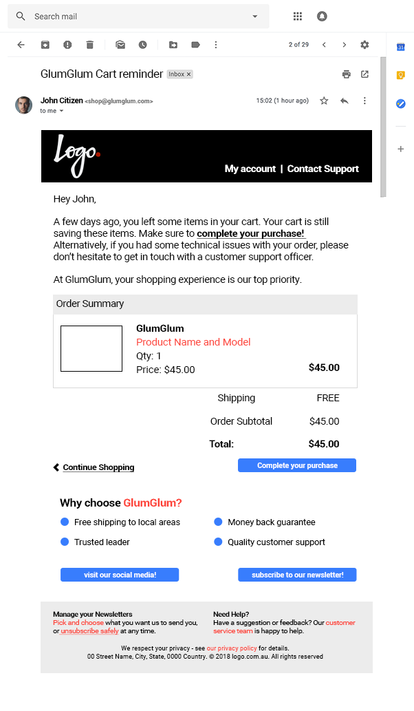 7 ways to optimise your abandoned cart emails (and what to avoid)